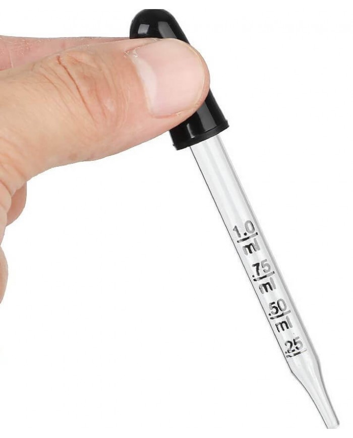 Pipette graduée en verre
